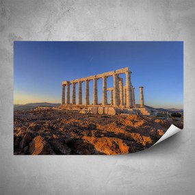 Plakát - Poseidonův chrám (60x40 cm) - PopyDesign