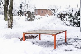 Zahradní nábytek Egoé Zahradní konferenční stolek Bistrot Dřevo: tropické dřevo IPE bez povrchové úpravy