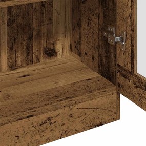 Skříň old wood 82,5 x 30,5 x 150 cm kompozitní dřevo 3318718