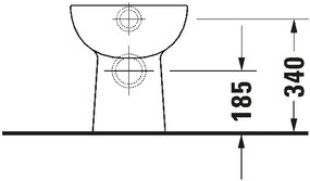 Duravit 21150900002 - Stojící WC D-CODE keramika/lesklá bílá