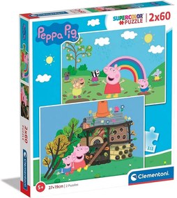 216222 Dětské puzzle - Peppa Pig II. - Sada 2x60ks