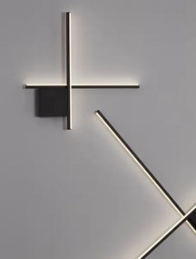 Designové nástěnné svítidlo Cross 50 černá