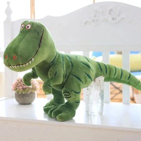 Plyšový dinosaurus T-Rex 40/55/70/100 cm Barva: zelená, Rozměry: 55 cm