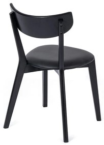 Černé jídelní židle z dubového dřeva Arch - Bonami Essentials