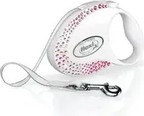 Flexi Glam Composition S pásek 3m Pearl White / Vodítko