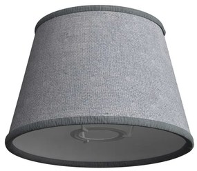 creative cables Textilní stínidlo impero pro objímku E27 pro stolní nebo nástěnné lampy Barva komponentu: Šedá juta