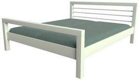 Nábytek ATIKA s.r.o. kovová postel OXFORD Povrchová úprava: stříbrná RAL 9006, Rozměr: 90 x 200 cm