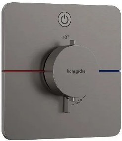 Hansgrohe ShowerSelect Comfort - Termostatická baterie pod omítku, kartáčovaný černý chrom 15581340