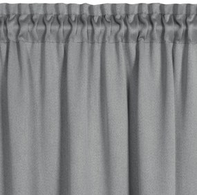 ZATEMŇOVACÍ ZÁVĚS NA PÁSCE CARLO 130X300 CM STŘÍBRNÁ