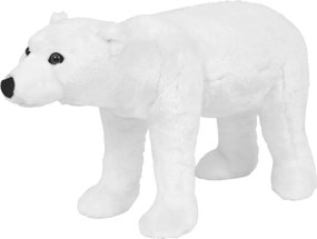vidaXL Stojící plyšová hračka lední medvěd bílý XXL [91337]