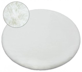 Kulatý koberec BUNNY bílý