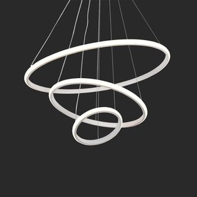 LED Solution Bílé závěsné LED svítidlo kulaté 60cm 32W 8018