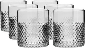 Sklenice na vodu, set 6 ks, 200 ml, kouřová, AVEIRO TYP 1