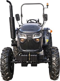 Tauros LX504e 4x4 - malotraktor + kabina + radiální pneu + čelní nakladač (4v1; přidržovač)