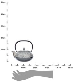 Litinová čajová konvice se sítkem Folk 1000 ml