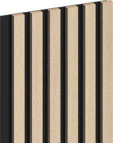 Mexen Lam-B, akustické stěnové lamely 275 × 30 cm, HDF deska 4 mm, technická dýha, dub pískový, S100-275307-3015-001