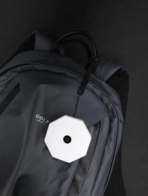 Bílá přenosná světelná dekorace na USB ø 8 cm Twist – Gingko