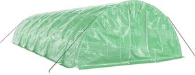 Skleník s ocelovým rámem zelený 60 m² 12 x 5 x 2,3 m 3188087