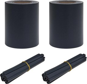 Zahradní ochranné plachty 70 x 0,19 m PVC Tmavě šedá 3294925