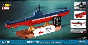 COBI 4864 Ponorka ORP Dzik (II WW) / 148 kostek / 1:300 / od 7 let