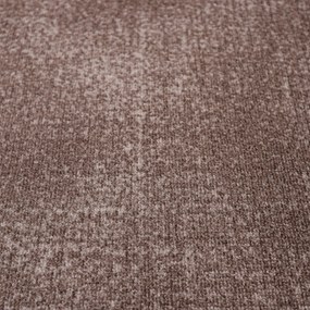 Associated Weavers, Metrážový koberec Bruno brown, na míru, šíře 4m, hnědá, filc, chodba / předsíň