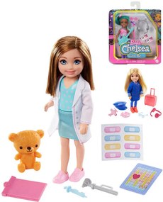 MATTEL BRB Barbie Chelsea povolání set panenka s doplňky 5 druhů 25gtn86