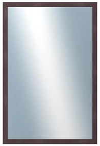 DANTIK - Zarámované zrcadlo - rozměr s rámem cca 40x60 cm z lišty FC hnědá vysoká (2184)