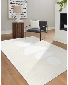 Dywany Łuszczów Kusový koberec Mode 8598 geometric cream ROZMĚR: 80x150