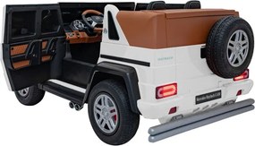 Elektrické autíčko Mercedes Benz MAYBACH G650 bílé