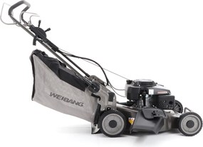 Weibang WB 537 SCV 6in1 – Benzínová sekačka profi s pojezdem 53 cm, kovová převodovka, OHV 196 ccm – Servis ČR