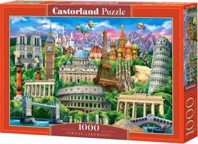 Castorland puzzle známé památky 1000 dílků