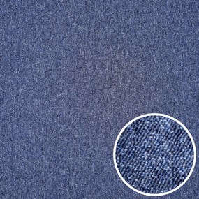 Condor Carpets, Metrážový koberec Classica 582, zátěžový, na míru, šíře 4m,5m, modrá, ab (mřížka), chodba / předsíň
