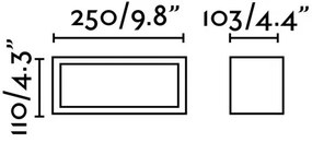 FARO 70573 - Venkovní nástěnné svítidlo TEJO 1xE27/20W/230V IP54