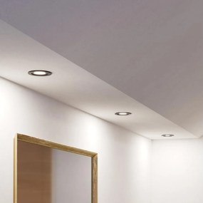 Eglo 902237 -SADA 3xLED Kou. podh. svítidlo BARRANCO 1xGU10/4,5W/230V IP44 černá