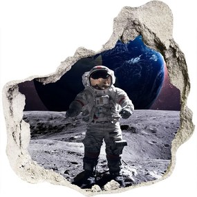 Wallmuralia Foto fotografie díra na zeď Astronaut 75x75 cm
