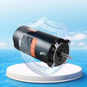 1,12 kW motor bazénového čerpadla 115/230 V 13,6/6,8 A 56J 3450RPM 90μF/250 V