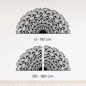 Luxusní dřevěný obraz mandaly - Elegantní nástěnná dekorace I SENTOP PR0371