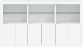 Příborník s LED osvětlením bílý 181,5 x 37 x 100 cm 3209149