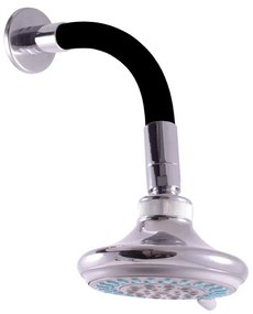 Slezák - RAV Hlavová sprcha s flexibilním ramínkem a masážní hlavicí  Barva: Černá/chrom