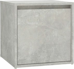 Sada nábytku do předsíně betonově šedá kompozitní dřevo 3082048