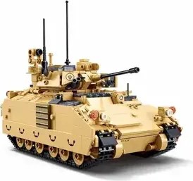 Sluban Army M38-B1363 Americký lehký tank M3A3 Bradley / LEGO - kompat