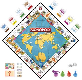 HASBRO Hra MONOPOLY Cesta kolem světa CZ *SPOLEČENSKÉ HRY* 14f4007634
