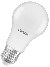 Matná LED klasická žárovka E27 6.5 W STAR, teplá bílá