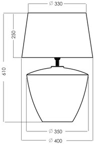 Stolní lampa Ravenna L034102227