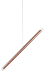 Lodes 15825 5520 A-tube Nano Duo, červeno-zlaté závěsné svítidlo, 2x1W LED 2700K, 50cm