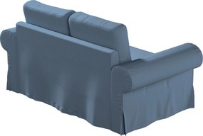 Potah na pohovku IKEA Backabro 2-místná, rozkládací barva modrá látka pletený vzor