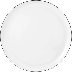 XXXLutz MĚLKÝ TALÍŘ Lido Black Line 26 cm Seltmann Weiden - Jídelní talíře - 003123029205