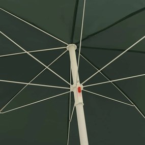 Plážový slunečník zelený 240 cm 314705