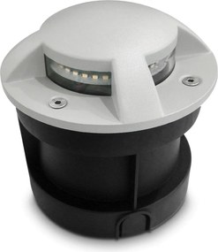 CEN PAVIC4L-0513030 Zemní LED PAVI 120 mm 4 světla 5W 24VAC/DC 3000K 160Lm 100d 130x130mm 500kg IP67 IK06 - CENTURY