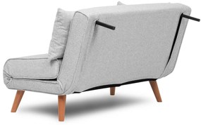 Hanah Home Rozkládací dvoumístná pohovka FOLDE šedá 120 cm